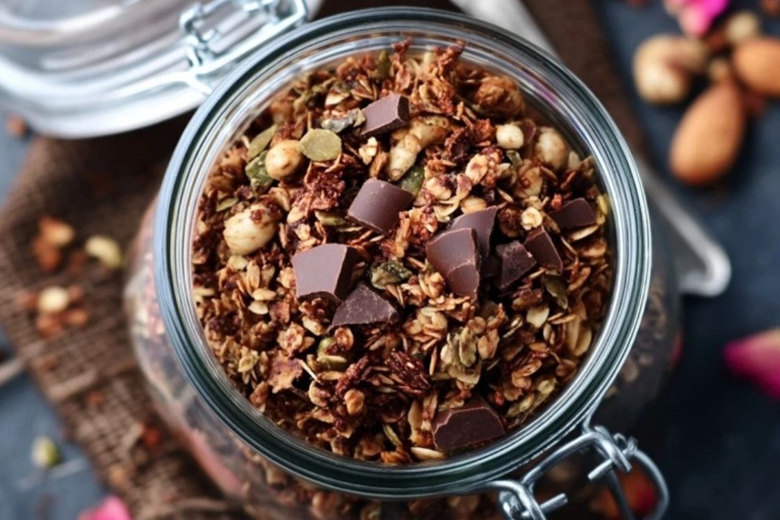 Granola au chocolat fait maison – Recette De Marie
