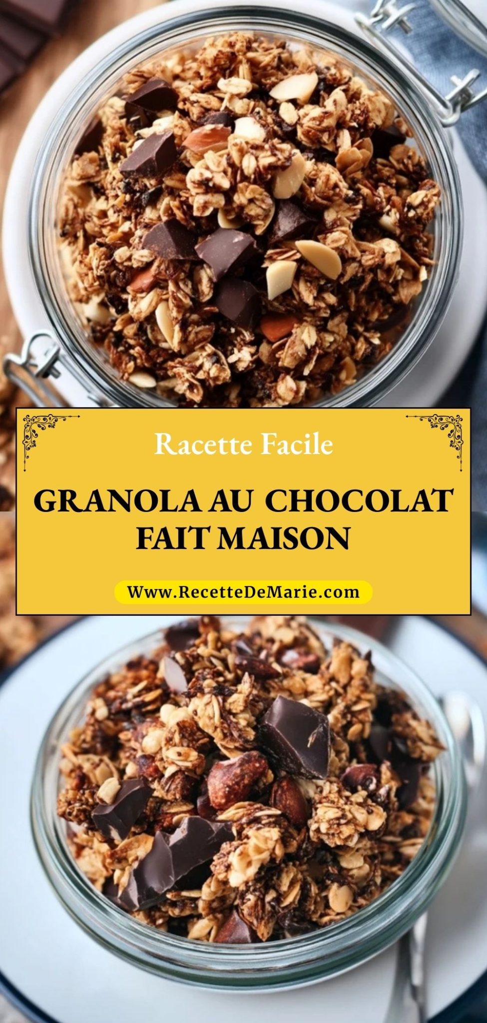 Granola au chocolat fait maison – Recette De Marie